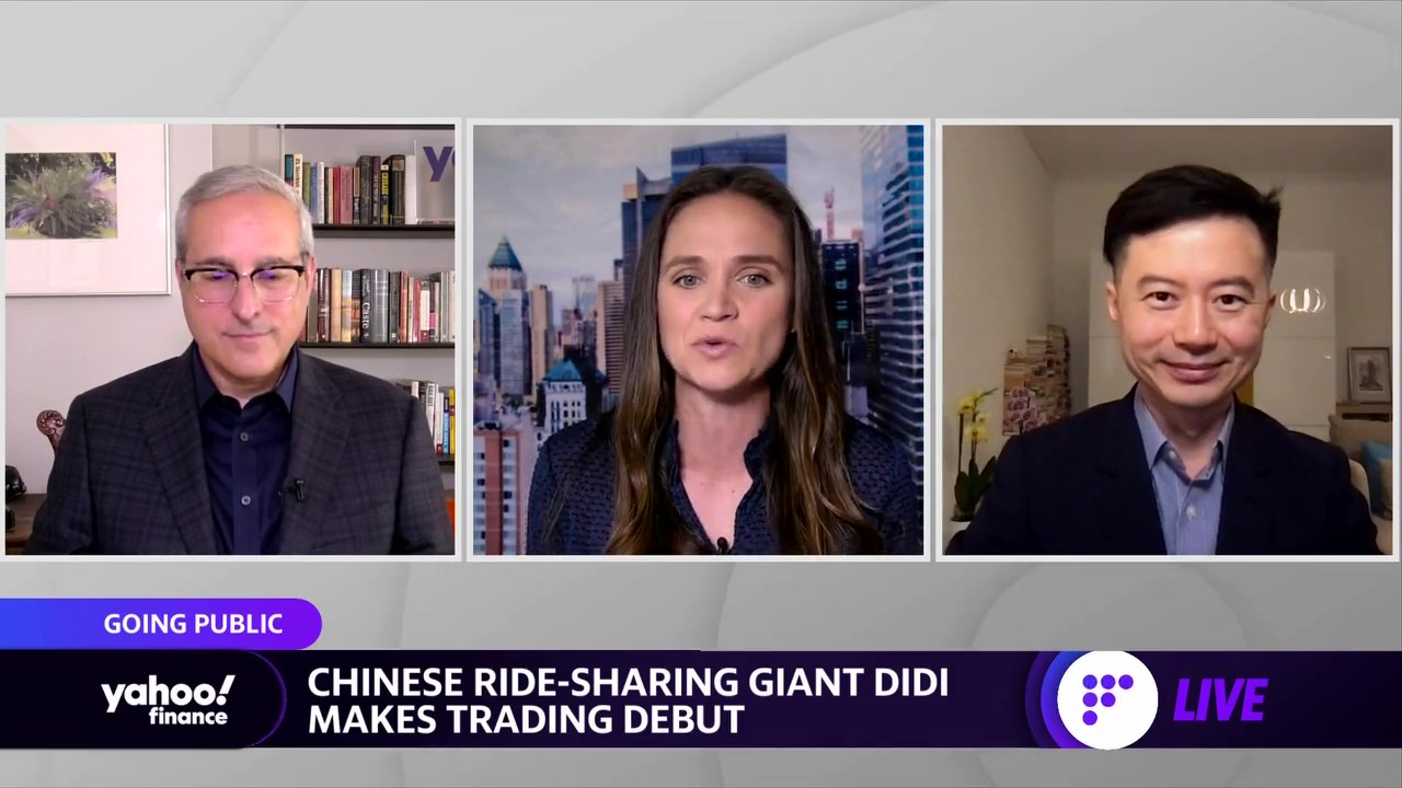 Yahoo Finance: Blockbuster IPO Didi Makes Trading Debut - Howard Yu